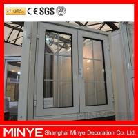 China UPVC Sliding Window with Fiberglass Screen Netting Customizable Plastic Steel Design 5mm Glass for sale