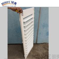 China Plastic White Sunscreen Horizontal Louver Plantation Shutters with Economic Advantage for sale