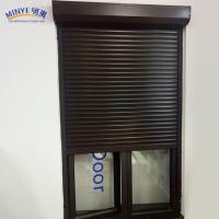 China Automatic Roller Shutter Aluminum Garage Door 110V 380V Motor PU Foam Insulated for sale