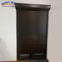 China Automatic Roller Shutter Aluminum Garage Door 110V 380V Motor PU Foam Insulated for sale