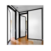 China Waterproof Aluminum Alloy Sound Proof Folding Door with Tempered Glass 5mm+12A+5mm for sale