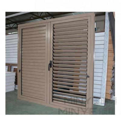 China 1.4mm Profile Thickness Aluminum Louver Windows for Customized Size Requirements for sale
