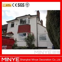 China Double Glazed Tempered Glass Swing Out PVC Bay Vinyl Windows 5mm+12A+5mm for Residential for sale