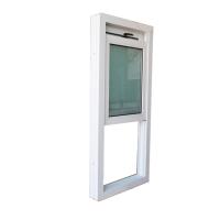 China Sliding UPVC Window with Double Glazed Double Tempered Arch Top Circle Up Down Glass for sale