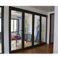 China Big Transparent Bi Folding Garage Door Aluminum Alloy Finished Surface 6063-T5 for sale