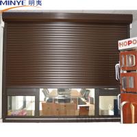 China Hotel Industry Aluminum Profile Electric Garage Door with Rolling Pull Opening Method for sale