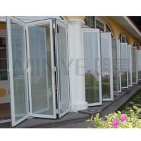 China Finished Accordion Magnet Bathroom PVC Folding Door for Surface for sale