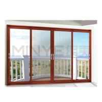 China Industrial Metal Frame Large Sliding Glass Door 6063-T5 Aluminum Alloy CE AAMA for sale