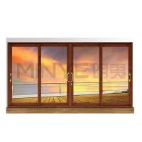 China Industrial Metal Frame Large Sliding Glass Door 6063-T5 Aluminum Alloy CE AAMA for sale