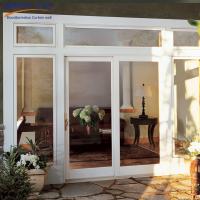 China Australia Standard PVC French Casement Door with Side Light Exterior 5mm 12A 5mm for sale