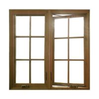 China Horizontal Opening Pattern Aluminium Casement Window Grills with Customized Size for sale