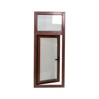 China Horizontal Opening Pattern Aluminium Casement Window Grills with Customized Size for sale