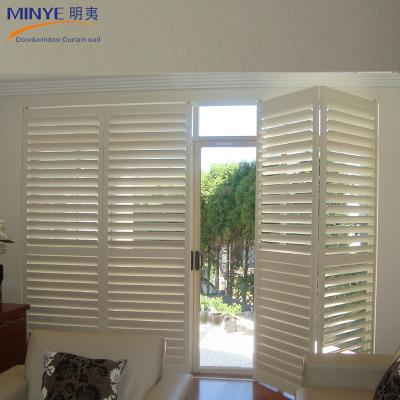 China Smooth Powder Coated PVC UPVC Jalousie Louver Windows 30dB Sound Insulation for Durable Shutters for sale