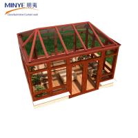 China Modern Design Glass Sunroom for Balcony and Garden Anodized Aluminum 6063-T5 for sale