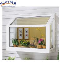 China Double Glazed UPVC Garden Windows 5mm+12A+5mm Tempered Glass Custom Sizes for sale