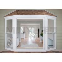 China Double Glazed UPVC Garden Windows 5mm+12A+5mm Tempered Glass Custom Sizes for sale
