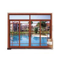 China Aluminum Sliding Glass Door 6063-T5 with Double Tempered Glazing 5mm+12A+5mm CE Certified for sale