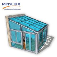 China 4500 Pa Windproof 30-40dB Soundproof Aluminum Garden Glass Winter Sunroom for sale