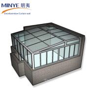 China 4500 Pa Windproof 30-40dB Soundproof Aluminum Garden Glass Winter Sunroom for sale