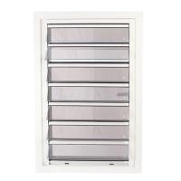 China Rolling Up Down Aluminum Glass Shutters with Fly Screen 6063-T5 Thermal Break Profile for sale