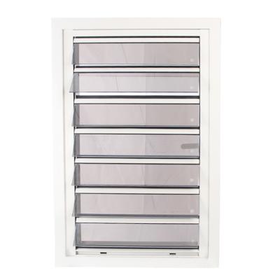 China Rolling Up Down Aluminum Glass Shutters with Fly Screen 6063-T5 Thermal Break Profile for sale