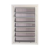 China Rolling Up Down Aluminum Glass Shutters with Fly Screen 6063-T5 Thermal Break Profile for sale