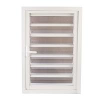 China Rolling Up Down Aluminum Glass Shutters with Fly Screen 6063-T5 Thermal Break Profile for sale