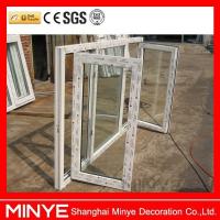 China UPVC Vinyl Casement Windows with EPDM Rubber Strip Brick Moulding Custom Sizes for sale