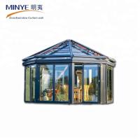 China Customized Aluminum Sun Room Flat Roof Molding Winter Garden 6063-T5 for sale