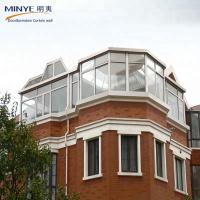 China Customized Aluminum Sun Room Flat Roof Molding Winter Garden 6063-T5 for sale