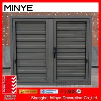 China Customized Profile Color Aluminum Shutter Window with Hinges and Exterior Shutters for sale