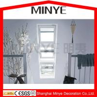 China Aluminum Vertical Open House Skylight Moon Roof Window with Fiberglass Screen Netting 5mm Tempered Glass for sale