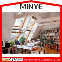 China Aluminum Vertical Open House Skylight Moon Roof Window with Fiberglass Screen Netting 5mm Tempered Glass for sale