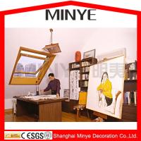 China Aluminum Vertical Open House Skylight Moon Roof Window with Fiberglass Screen Netting 5mm Tempered Glass for sale