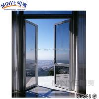 China UPVC Casement Door Plastic Material Modern Design 5mm Double Glazing 5 Year Warranty for sale