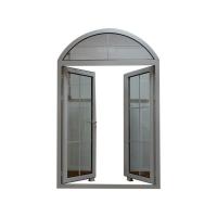 China Customized Size Arch Interior Stainless Steel Bathroom Door with Tempering Glass for sale