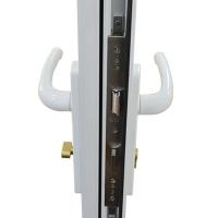 China Customized Size Arch Interior Stainless Steel Bathroom Door with Tempering Glass for sale