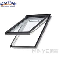 China Powder Coated Aluminum Roof Skylight with 5mm 9A 5mm Glass and Roller Screen for sale