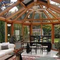 China Prefabricated Thermal Break Aluminum Alloy Insulated Sunroom with Double Glazing 5mm+12A+5mm for sale