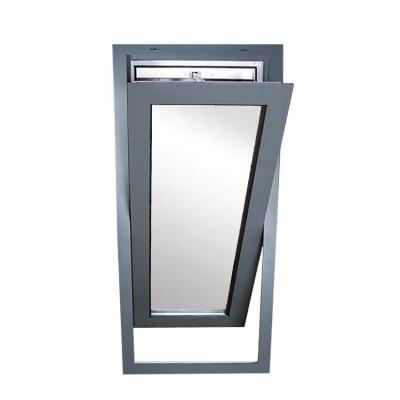 China Tempered Glass Electric Center Pivot Casement Window with Horizontal Opening Pattern for sale