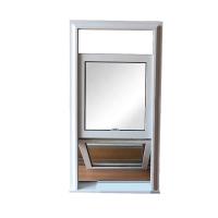 China Windproof UPVC/PVC Vertical Sliding Window Grill Design for Living Room Functionality for sale