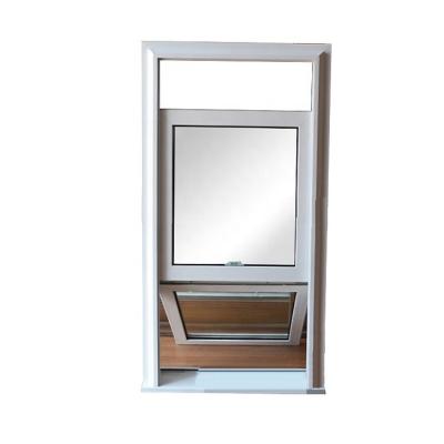 China Windproof UPVC/PVC Vertical Sliding Window Grill Design for Living Room Functionality for sale