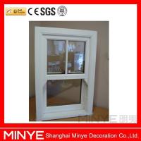 China Windproof UPVC/PVC Vertical Sliding Window Grill Design for Living Room Functionality for sale