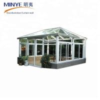 China Prefabricated Aluminum Sunroom with Double Tempered Glass 5mm+12A+5mm for sale