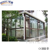 China Customized Size Portable Aluminum Sunroom Garden Room with Triangle Roof 3m x 4m for sale