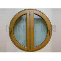 China Thermal Break Aluminum Round Casement Window 6063-T5 with Double Glazing 5mm+12A+5mm for sale