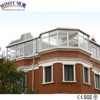 China Aluminum Alloy Glass Sun Room Modern Design Triangle Roof Molding 6063-T5 for sale