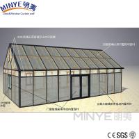 China Insulated Glass Rooms Triangle Roof Molding 30-40DB Noise Reduction for sale