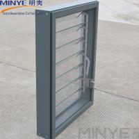 China Customized Colors French Design Automatic Glass Window Jalousie with Germany Hardware for sale