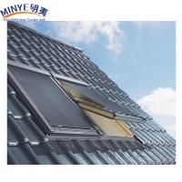 China Vertical Swing Roof Window Windproof Metal Skylight for Aluminum Slope Roof 30sqm MOQ for sale